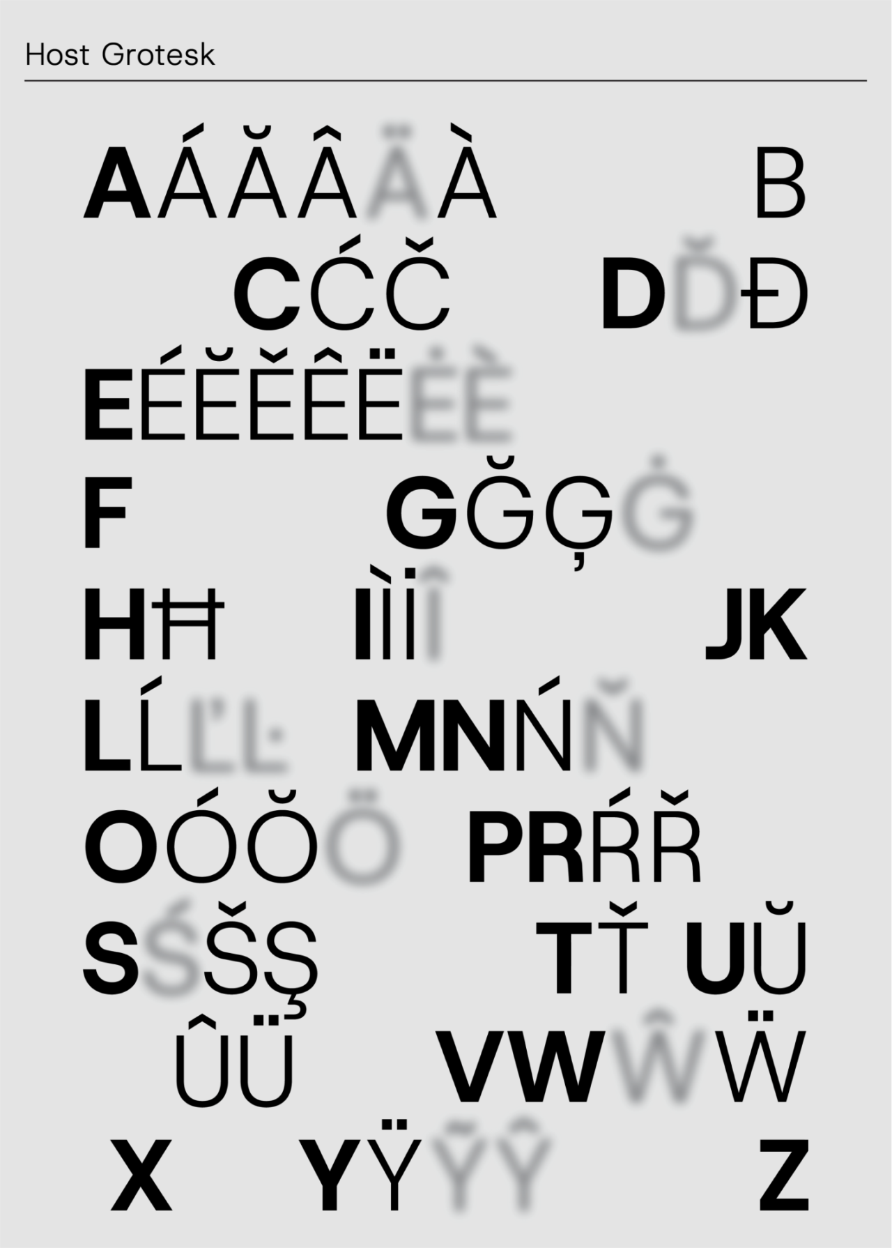 Host Grotesk — Element Type Foundry