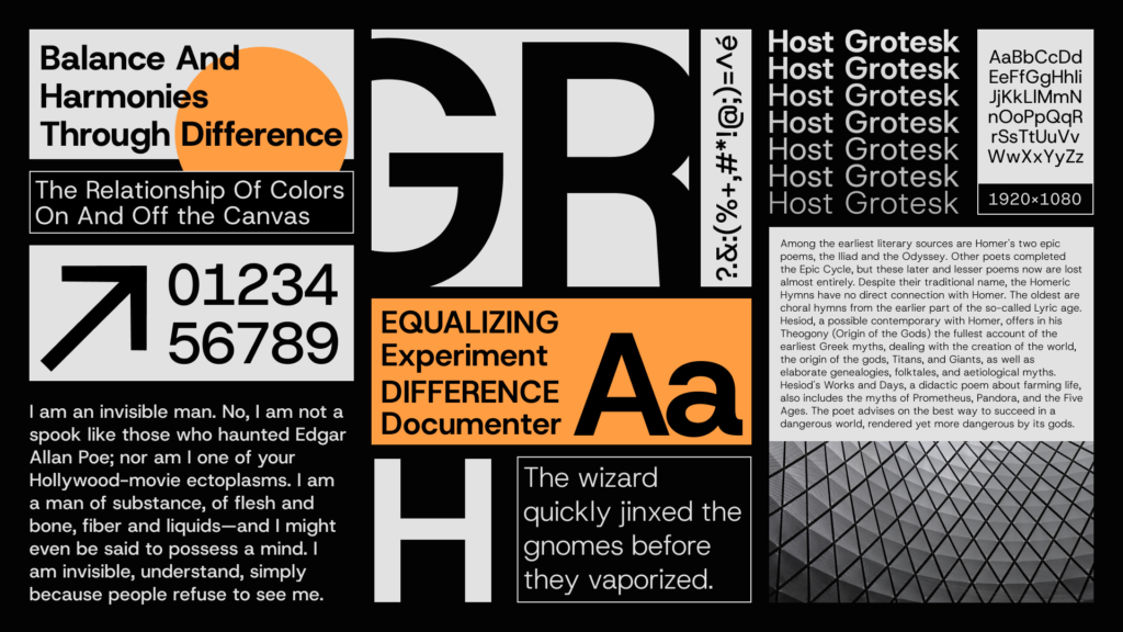 Host Grotesk — Element Type Foundry